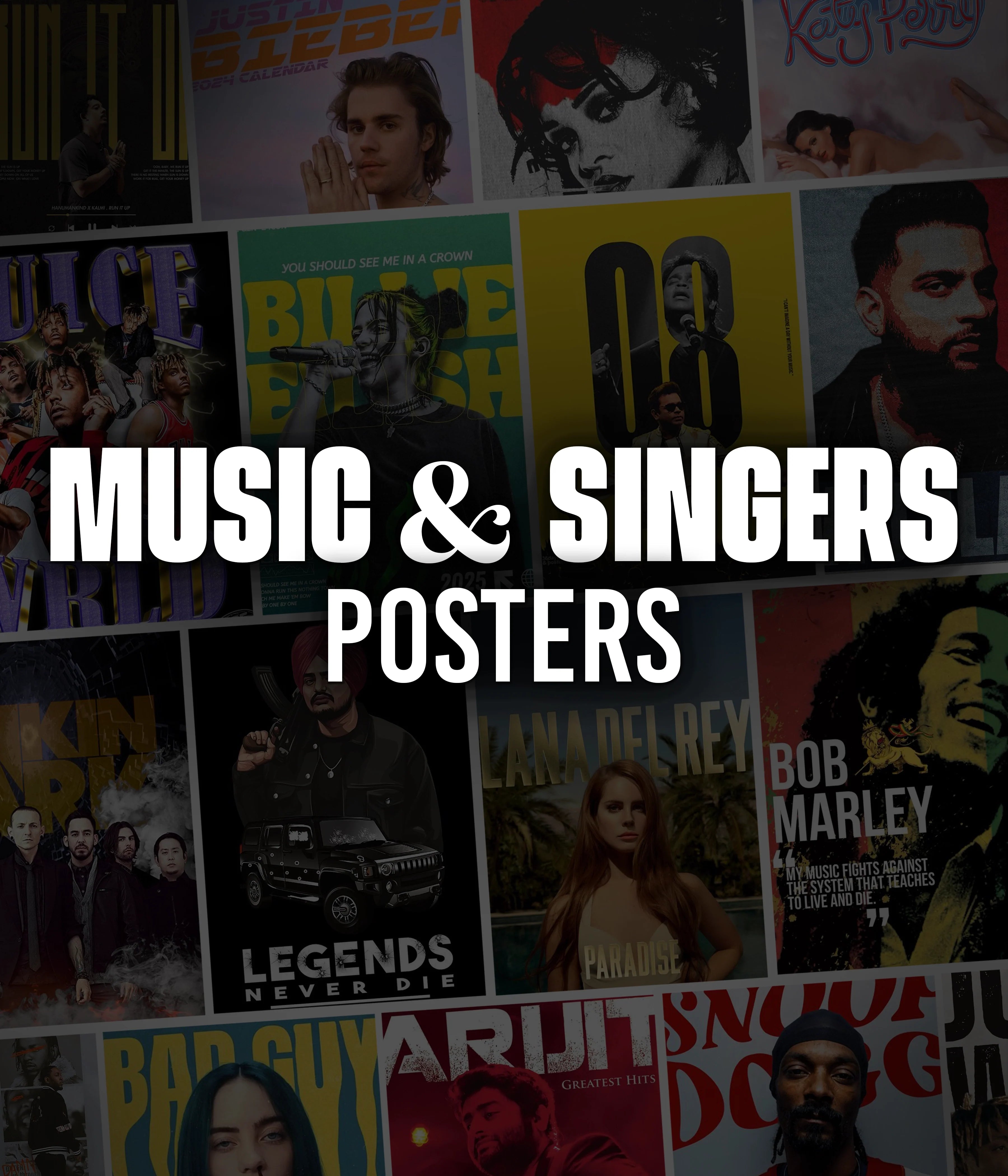 Best Music Posters Online | Singers Posters | Everanta