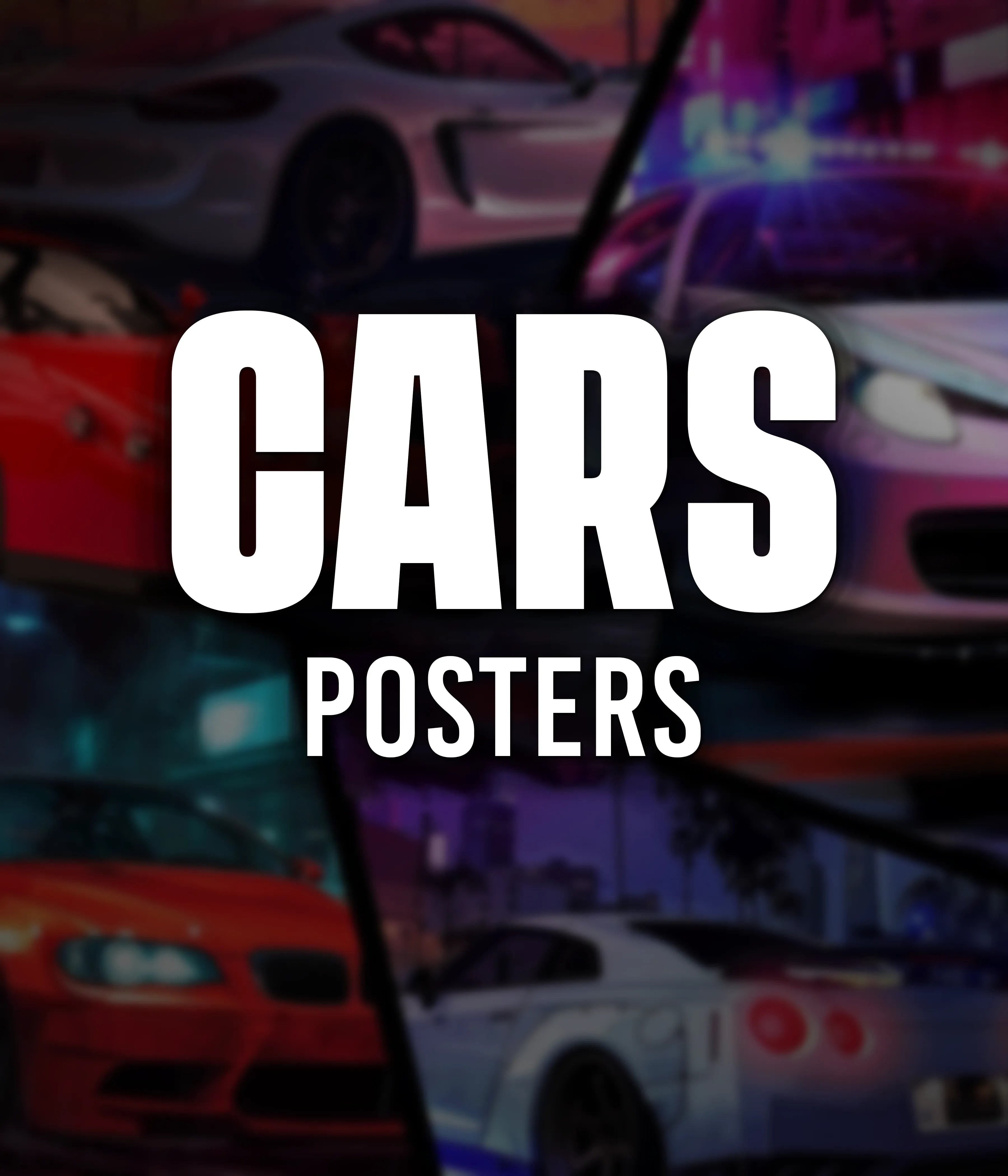 Cars Wall Posters | Premium Automotive Art for Car Lovers | Everanta