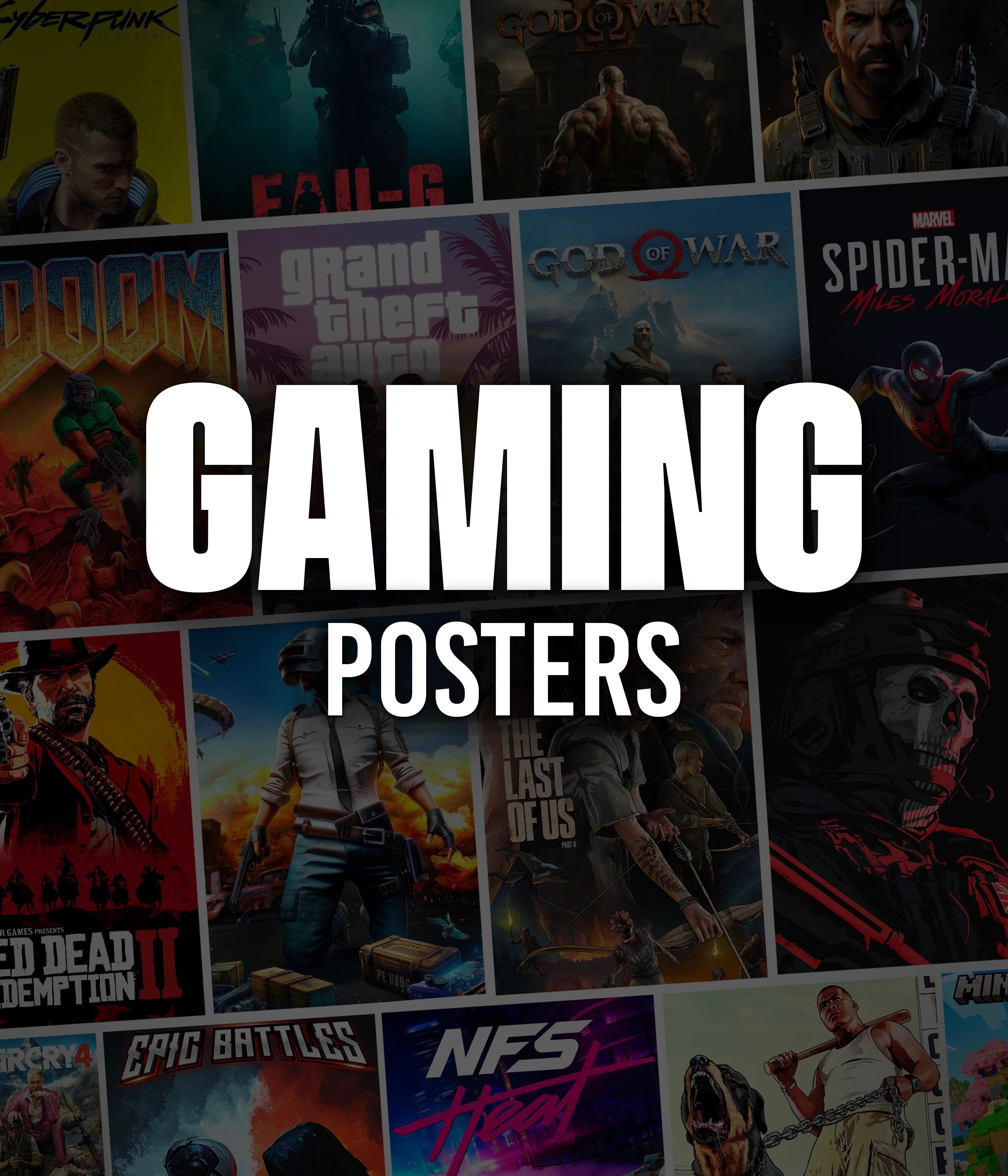 Top Gaming Posters | Gamers Room Wall Posters | Buy Online at Everanta