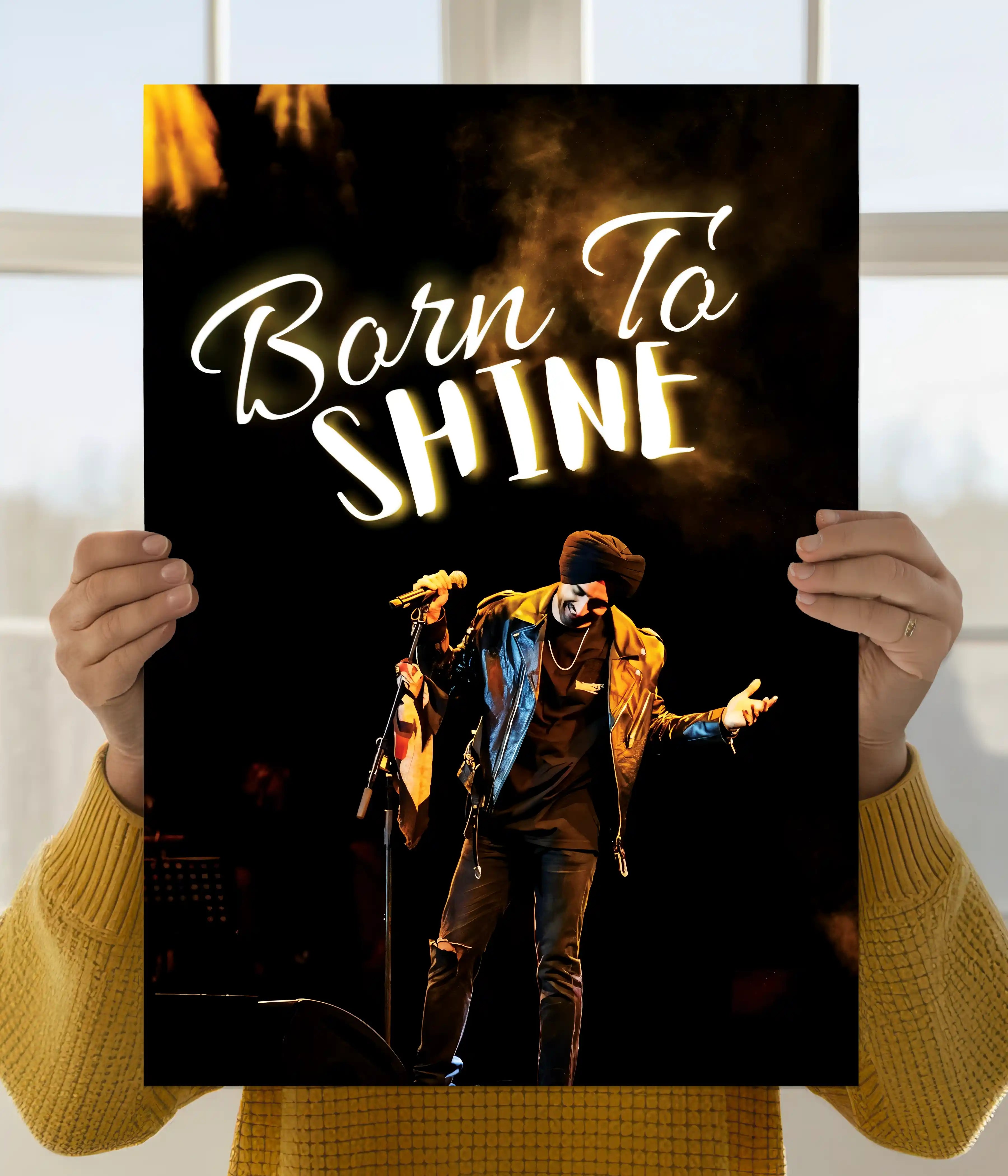 Born To Shine Diljit Dosanjh Poster | Everanta