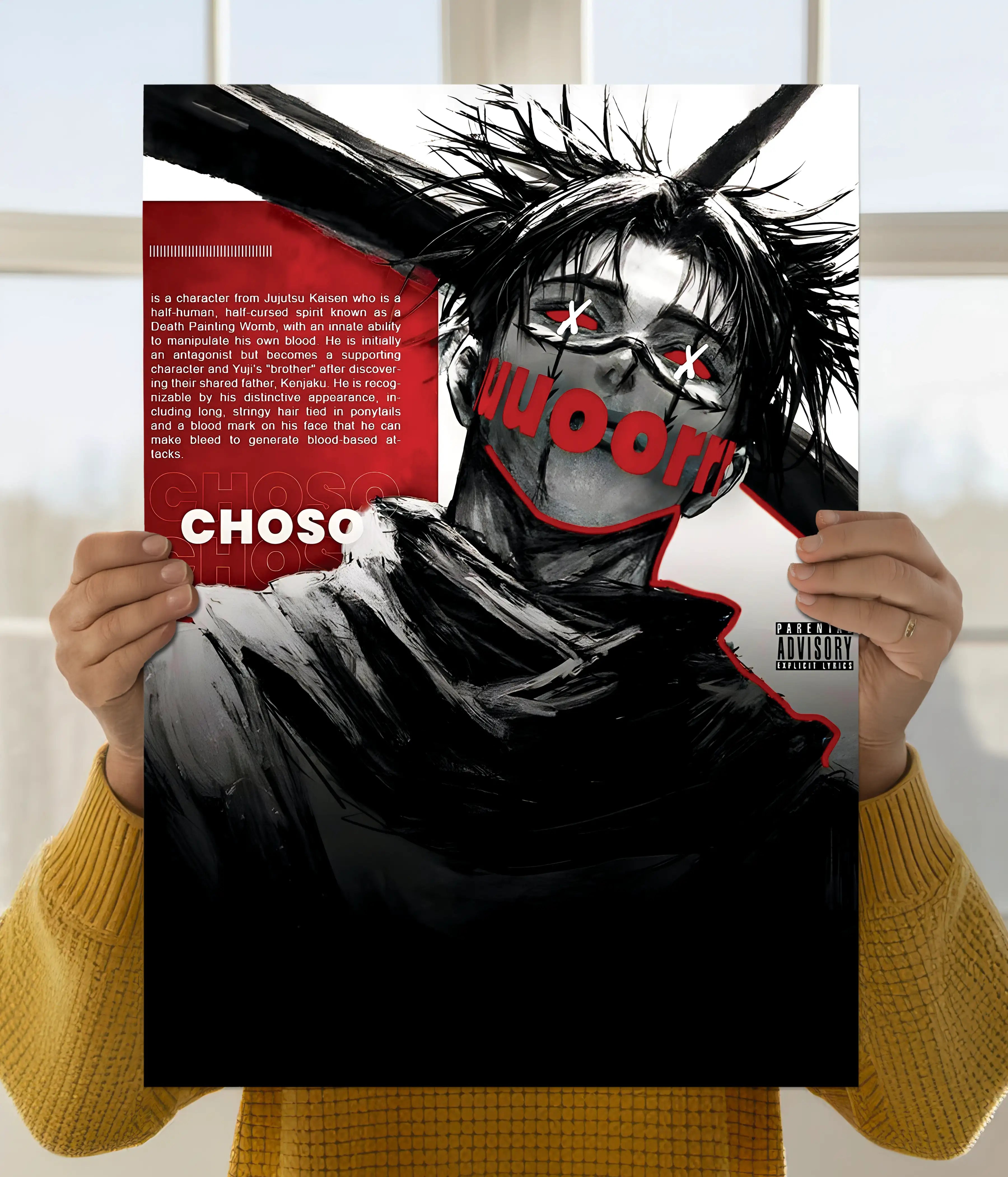 Choso Blood Manipulation Poster – Jujutsu Kaisen Anime | Everanta