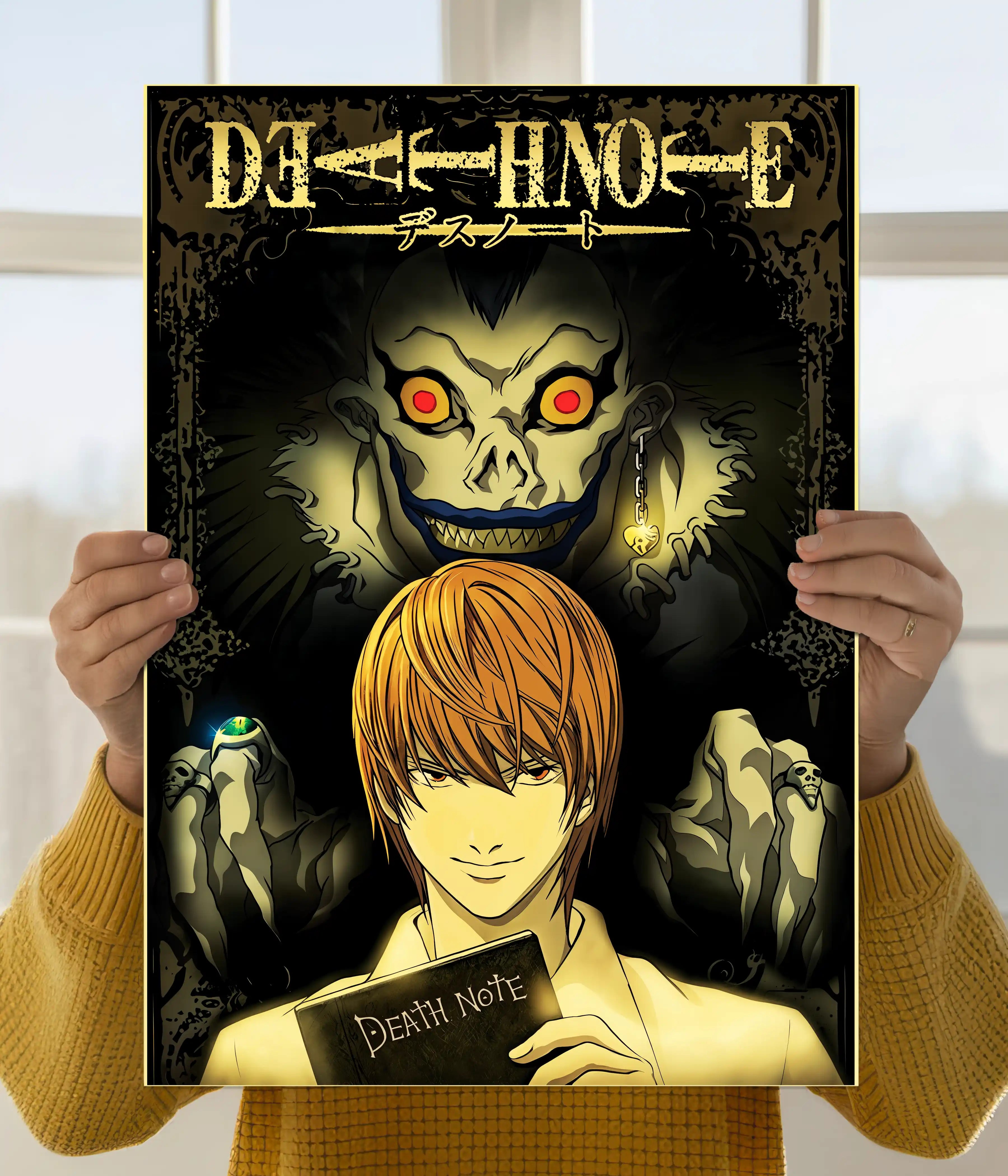 Death Note Light & Ryuk Anime Poster | Everanta