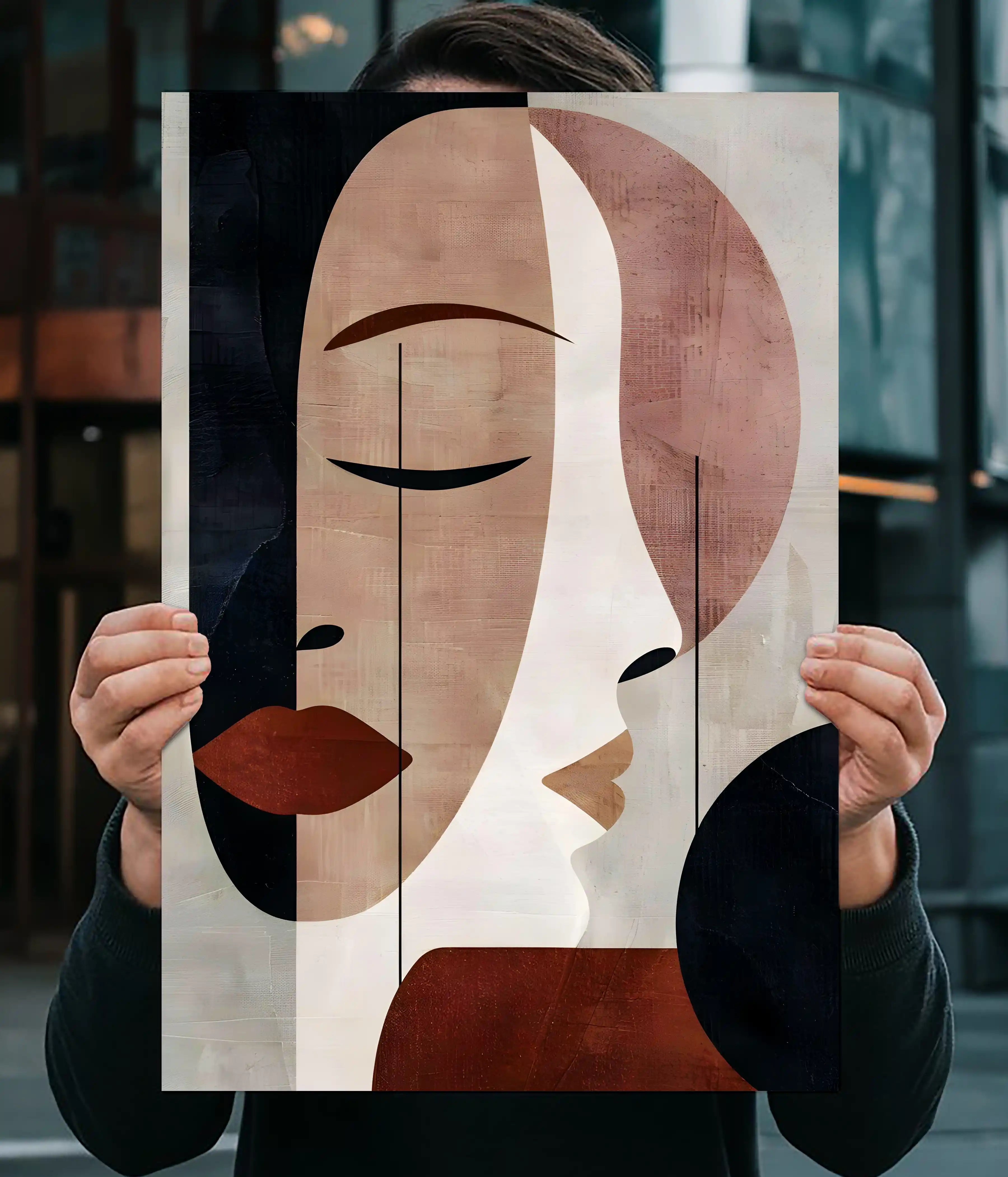 Elegant Minimalist Lady Art – Aesthetic Wall Poster | Everanta