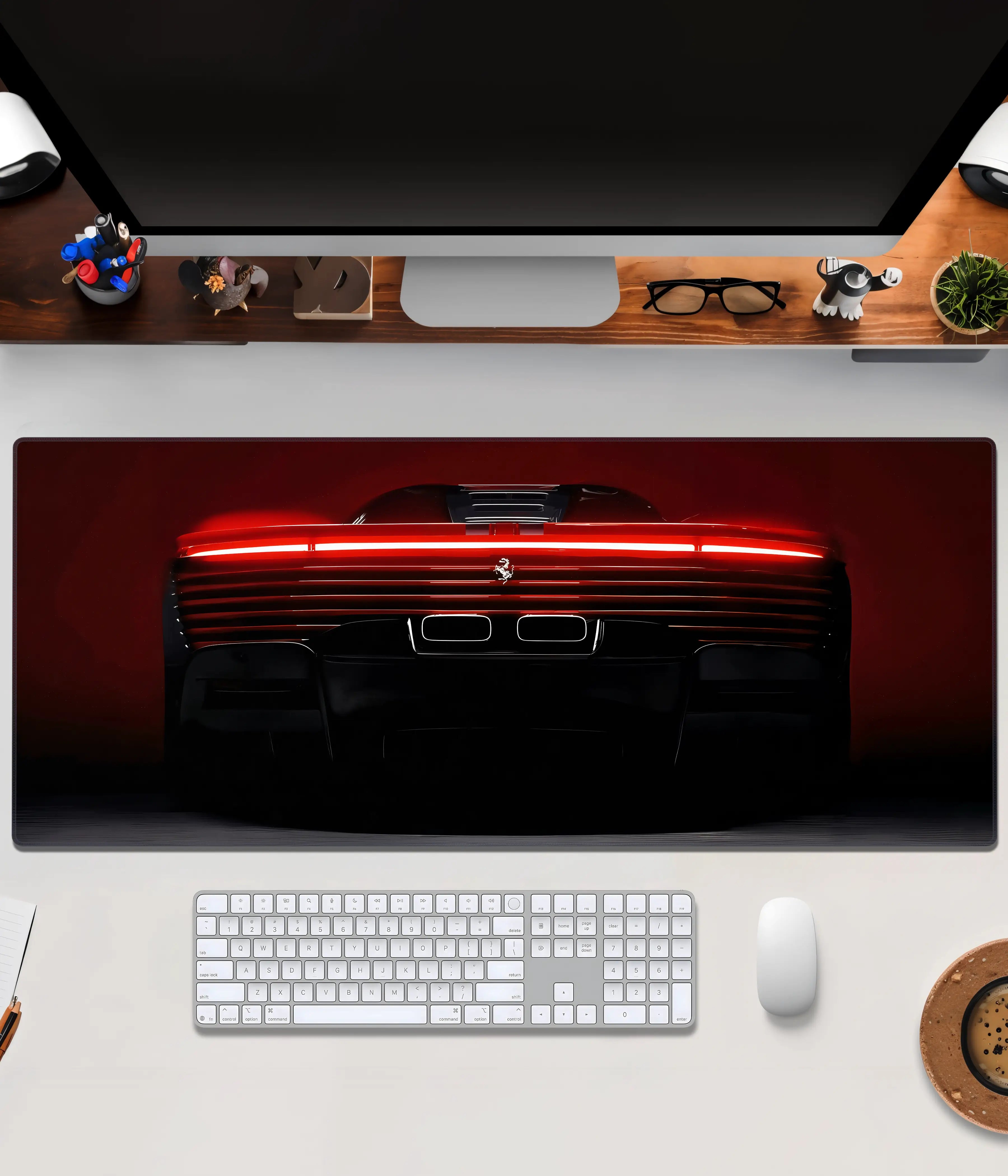 Ferrari Desk Mat – Premium Extended Gaming Pad | Everanta