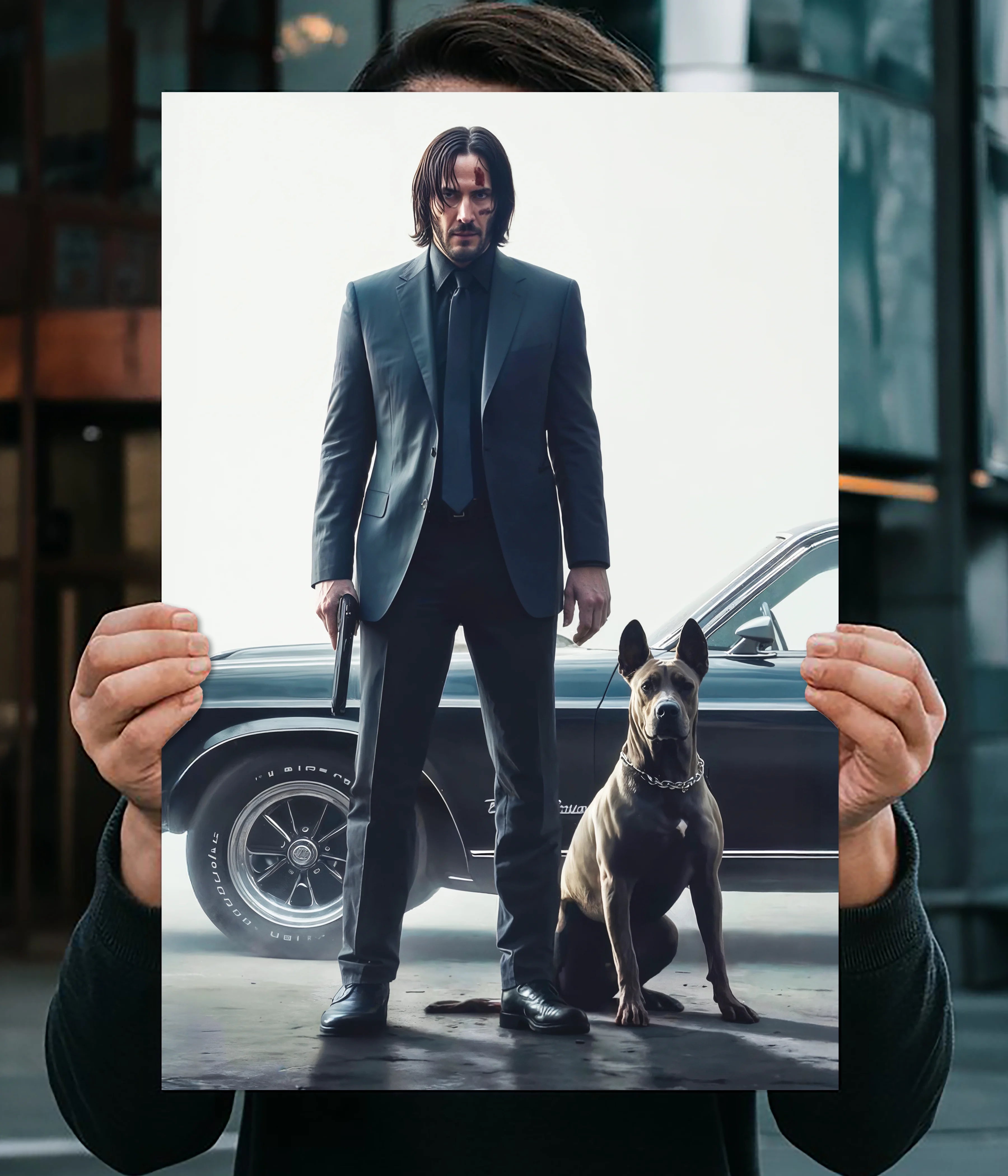 John Wick with Dog – Action Movie Wall Poster | Buy on Everanta