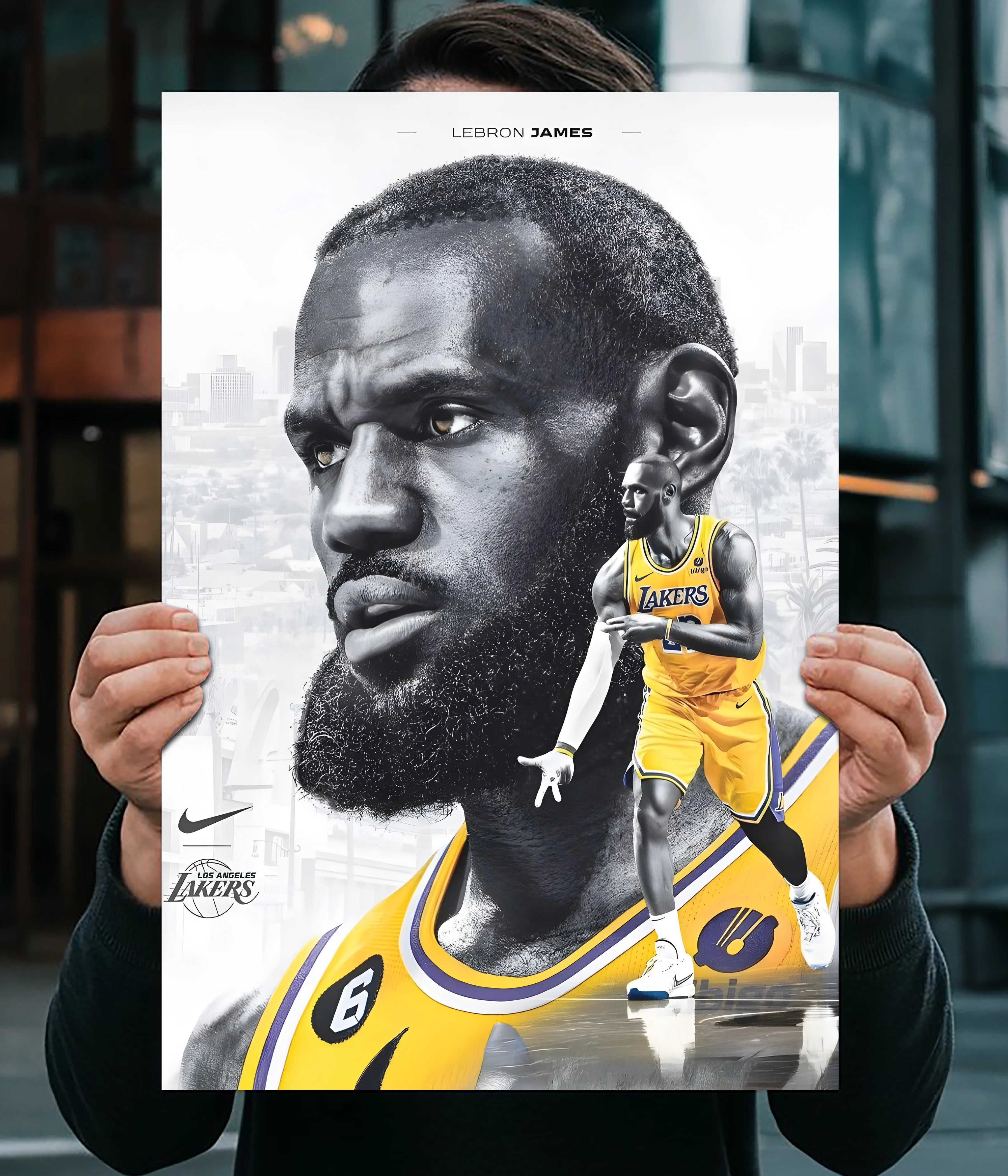 LeBron James – The King Wall Poster | Basketball Posters | Everanta