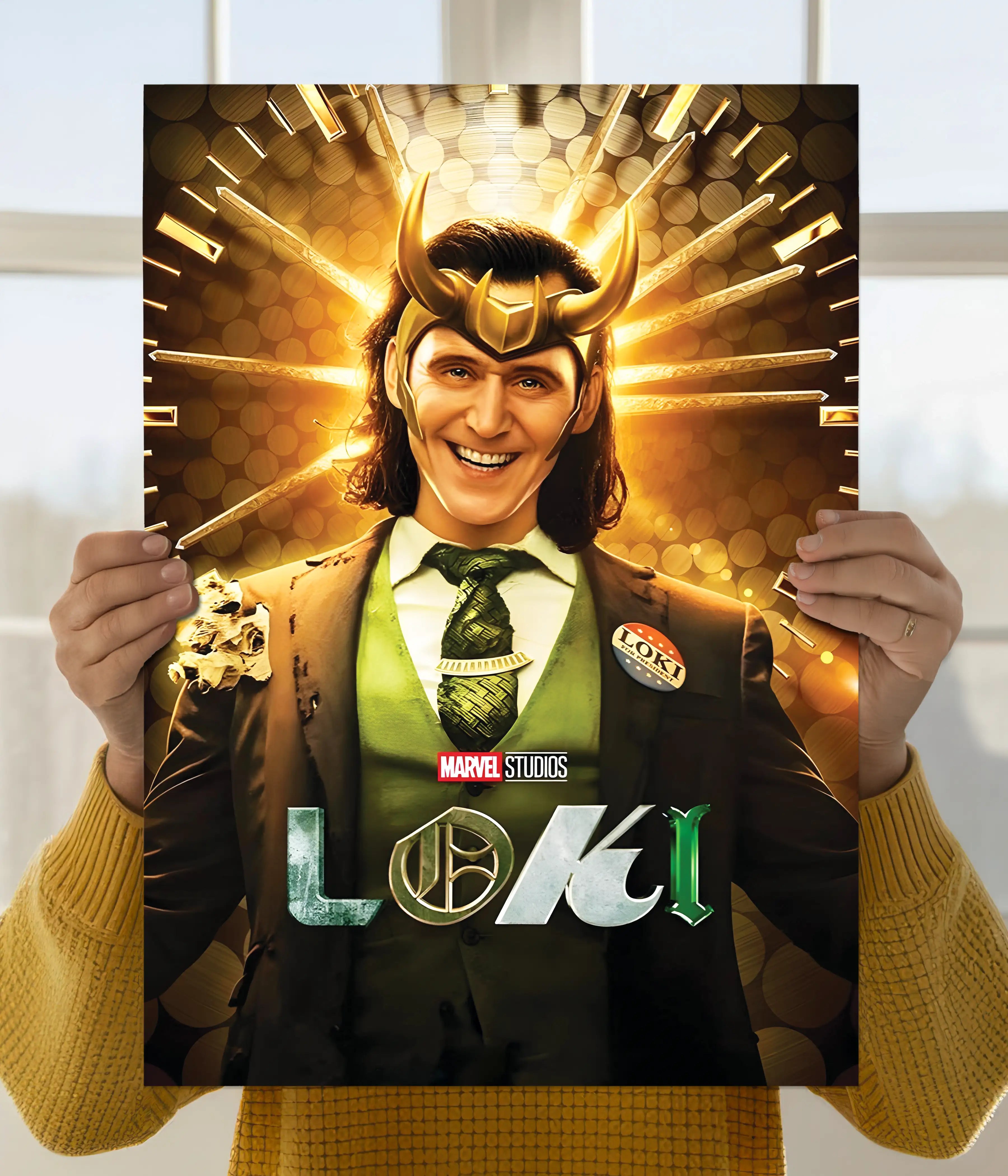 Loki President Variant Poster | Marvel Superhero | Everanta