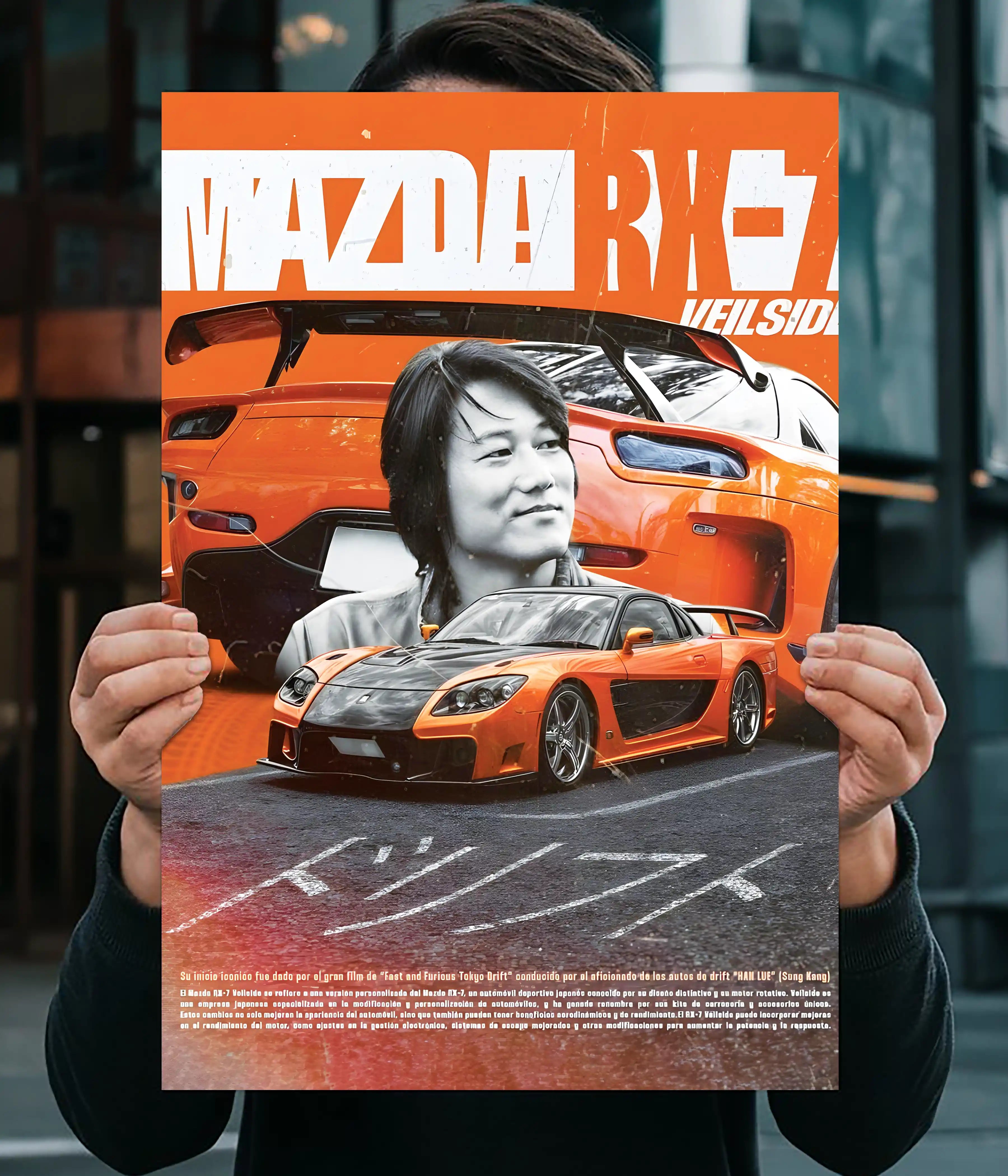 Mazda RX-7 Veilside Car Poster | Everanta