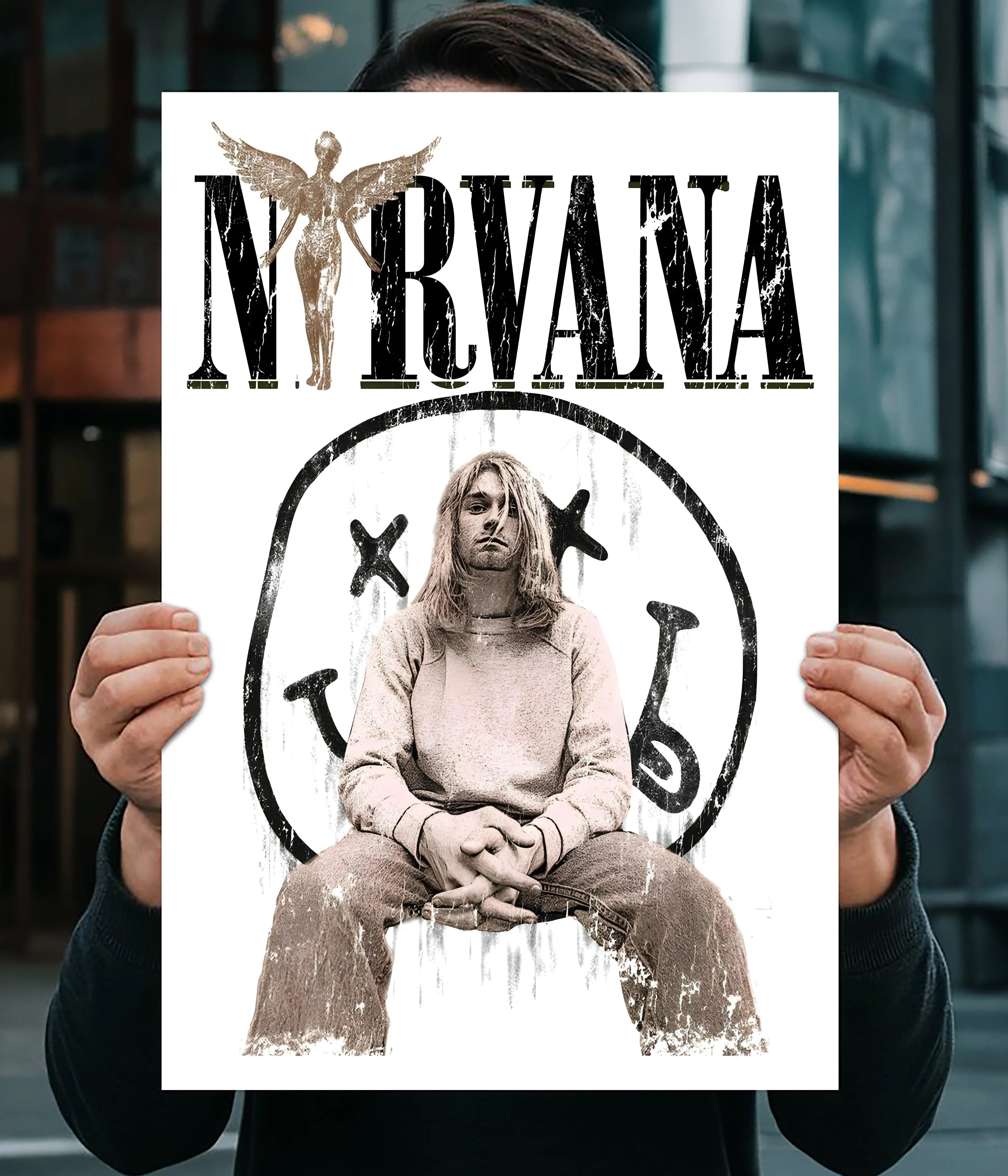 Nirvana – Kurt Cobain Wall Poster | Buy on Everanta