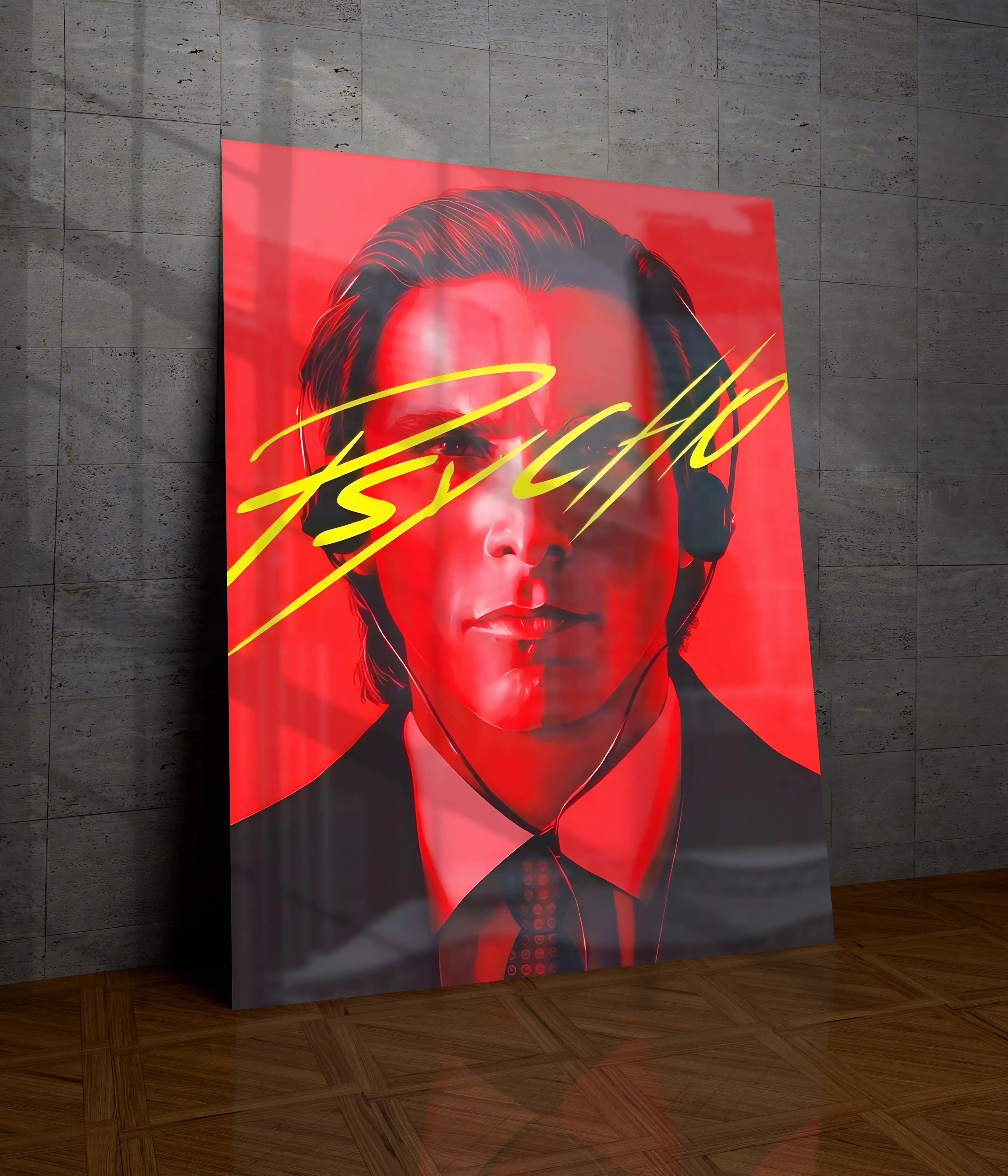 Red Mindset Psycho Metal Poster | Everanta