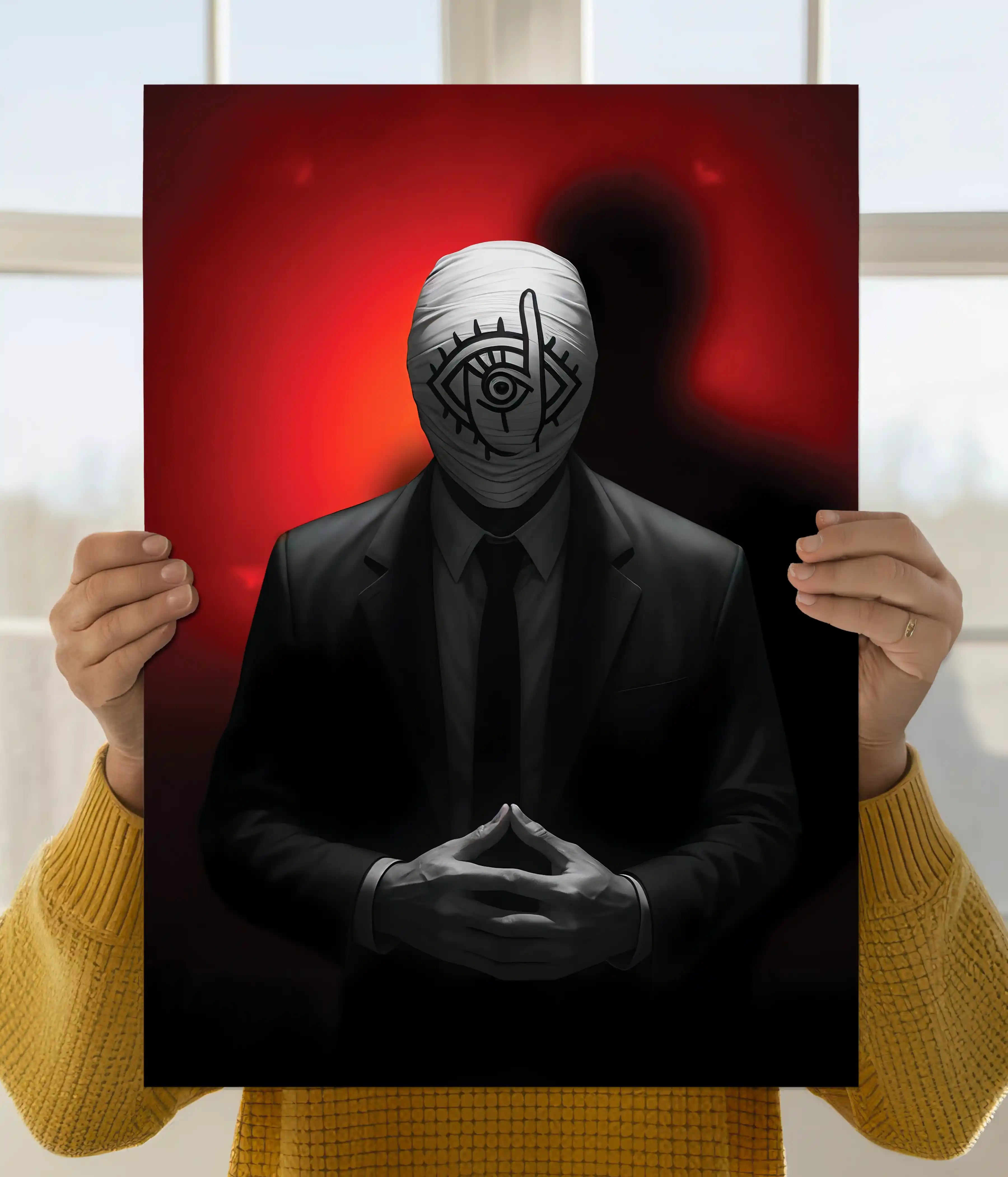 The Silent Watcher Dark Poster | Everanta