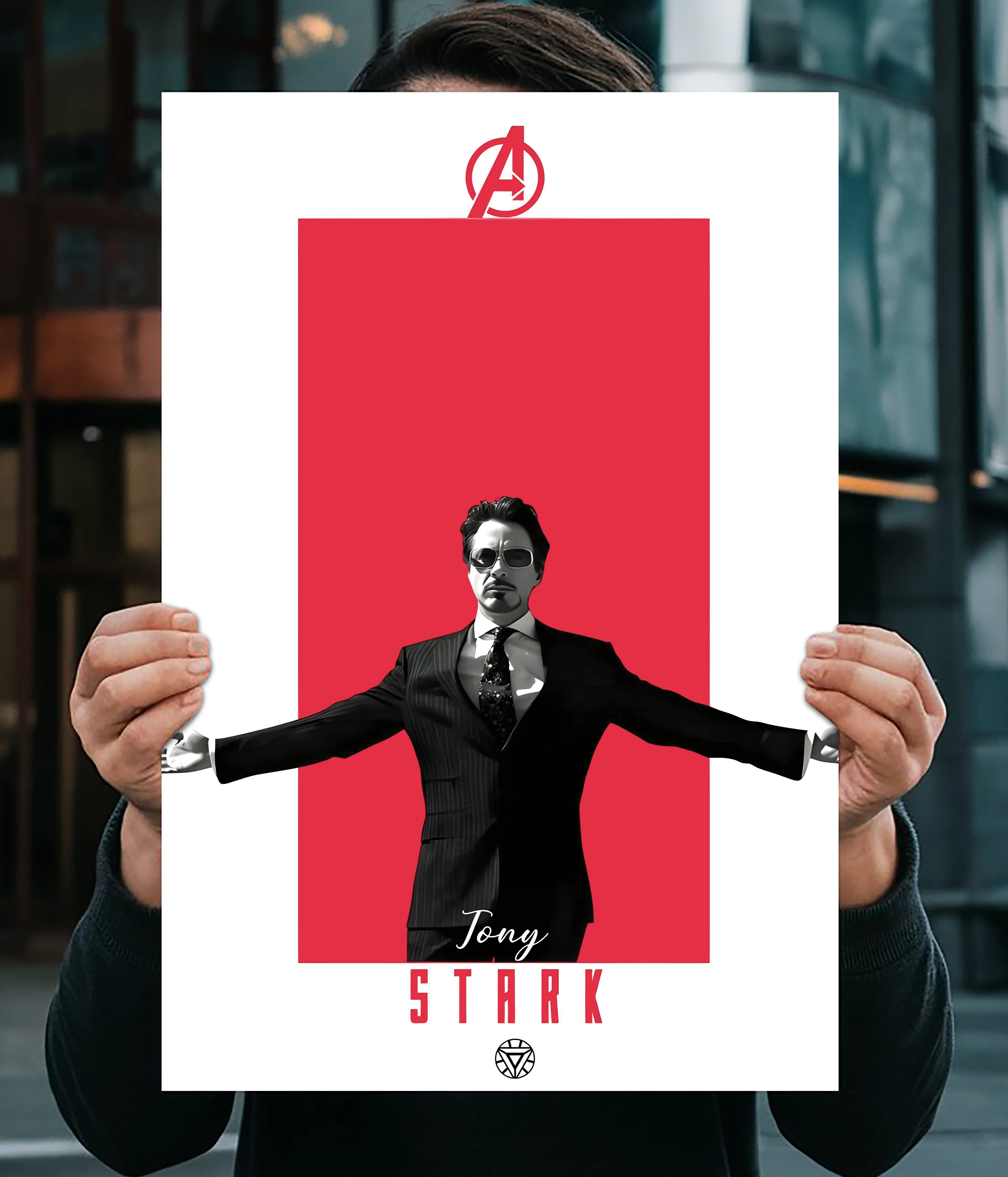 Tony Stark – Iron Man Minimalist Marvel Wall Poster | Buy On Everanta