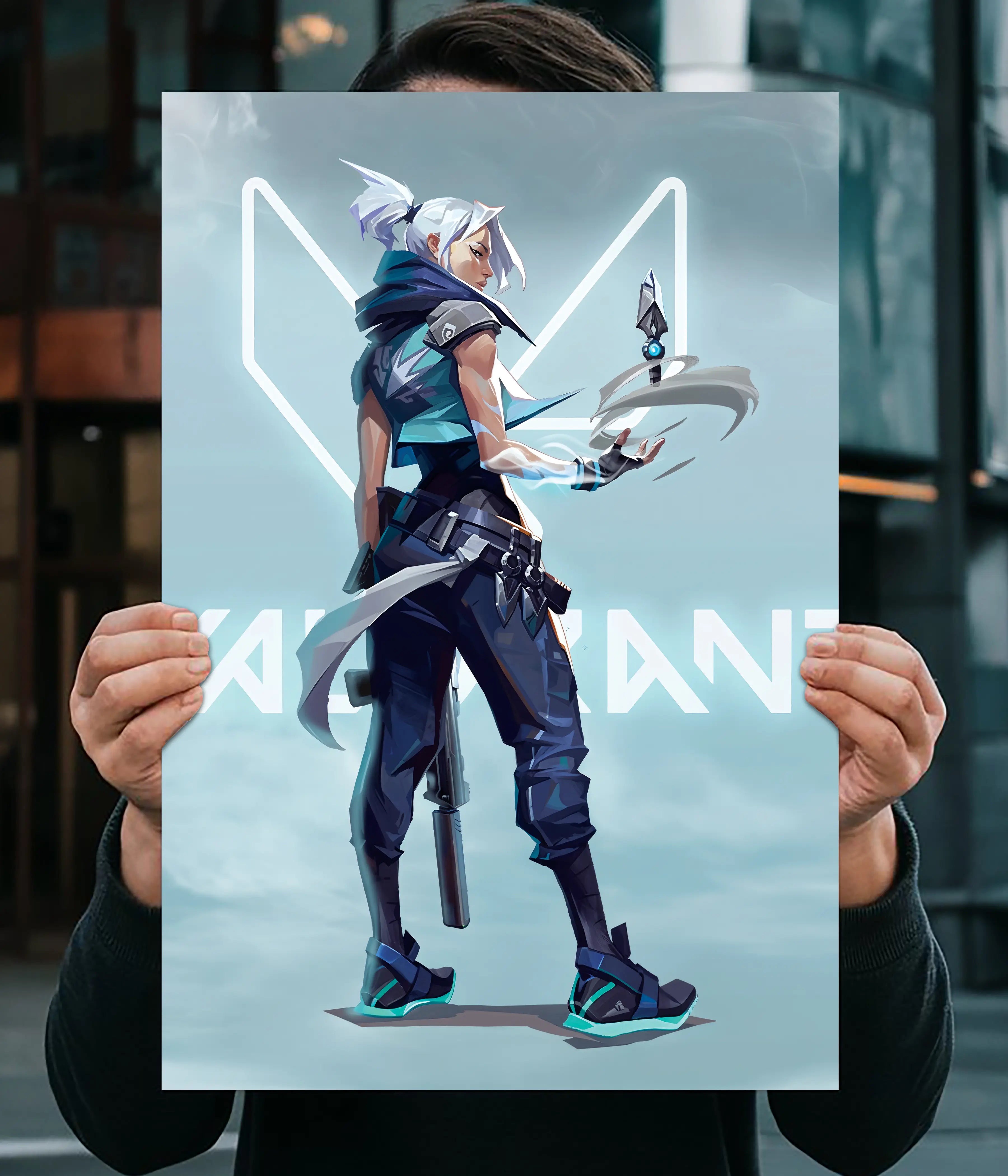 Valorant Jett Poster – Premium Gaming Wall Art | Everanta